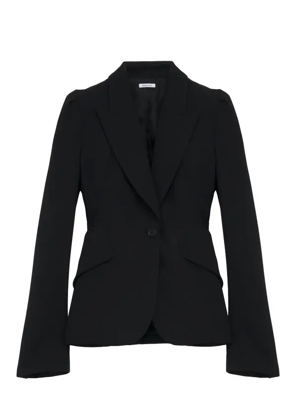 Alexander McQueen Single-breasted Jacket - Black
