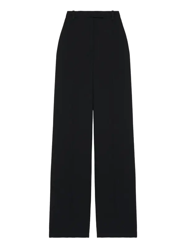 Alexander McQueen High-waisted Tailored Trousers - Black