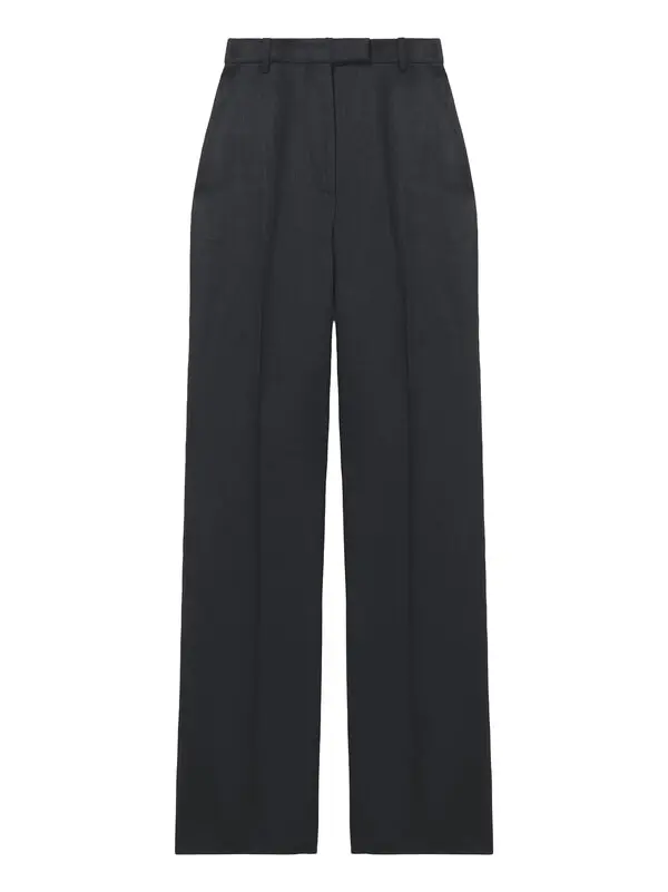 Alexander McQueen High-waisted Tailored Trousers - Black