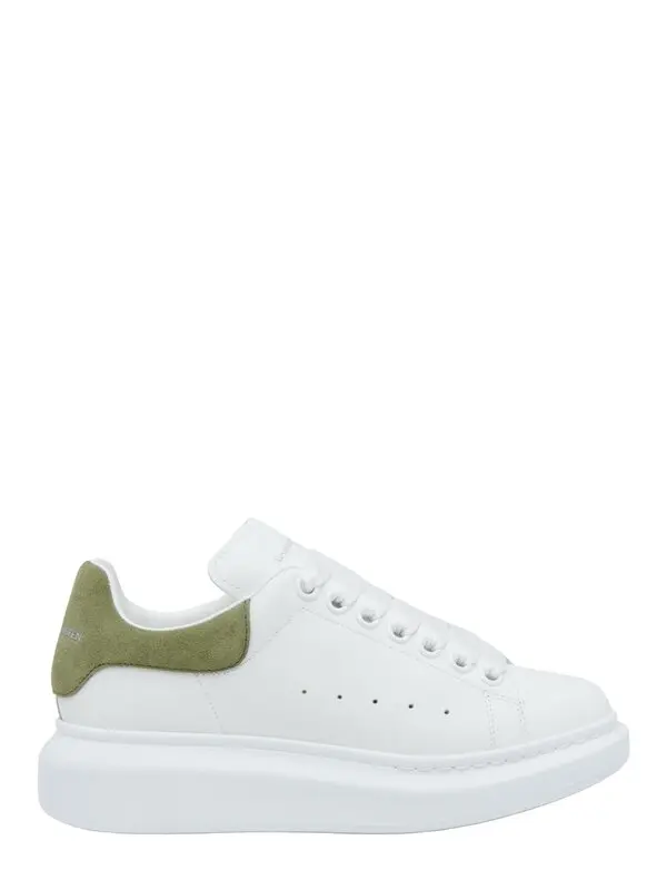 Alexander McQueen Oversized Sneakers - White/green