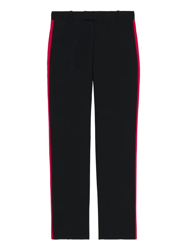 Alexander McQueen Uniform Cigarette Trousers - Black