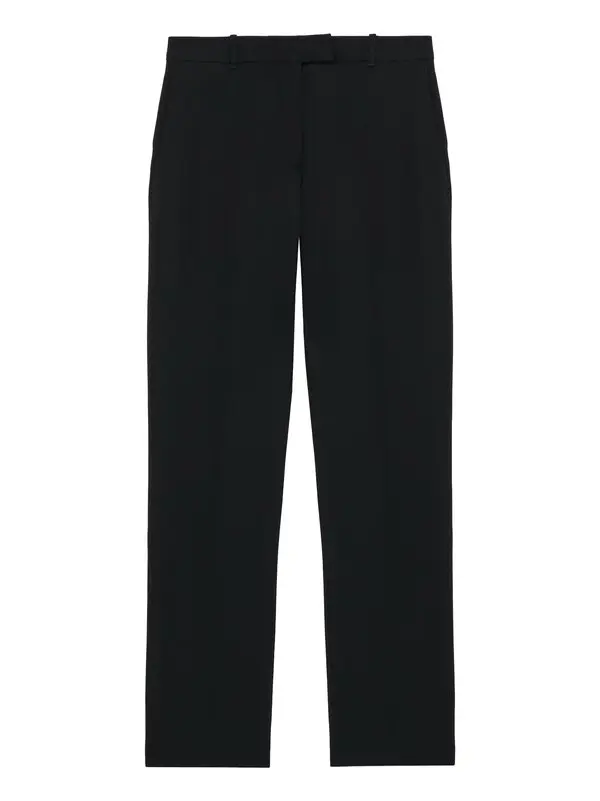 Alexander McQueen Cropped Tailored Trousers - Black
