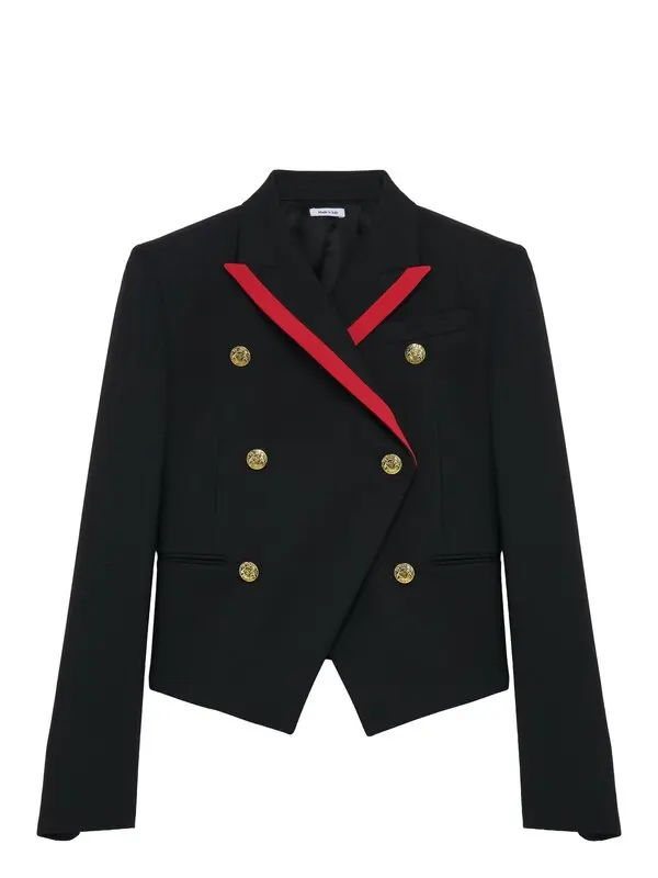 Alexander McQueen Uniform Double-breasted Jacket - Black