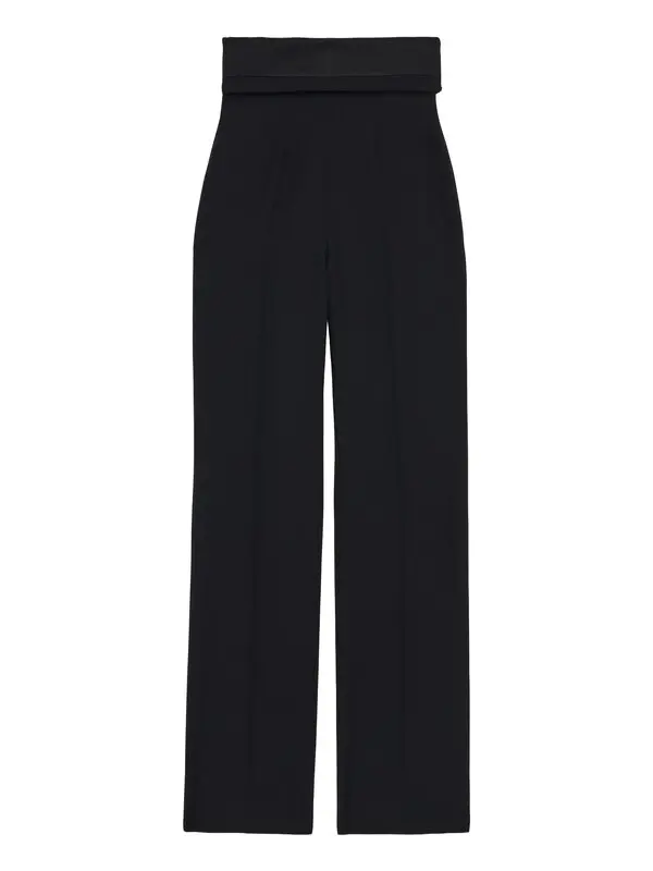 Alexander McQueen High-waisted Tailored Trousers - Black