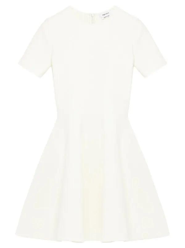 Alexander McQueen Fit And Flare Mini Dress - Ivory
