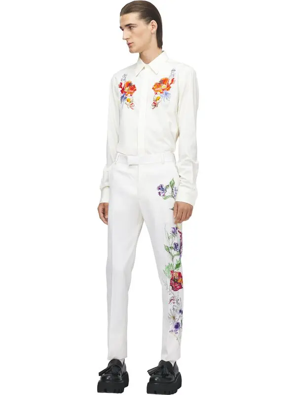 Alexander McQueen Meadow Floral Single-breasted Jacket - Multicolor