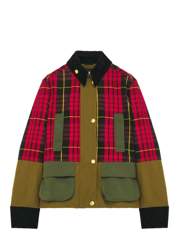 Alexander McQueen Tartan Ripstop Jacket - Red/black/yellow