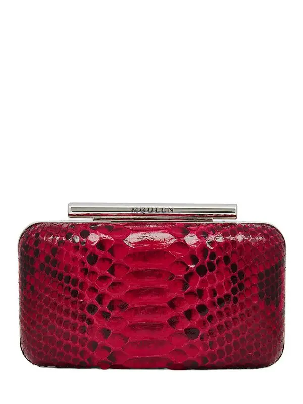 Alexander McQueen T-bar Box Clutch - Fuchsia