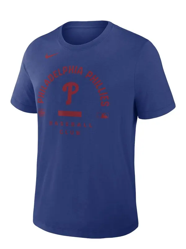 Nike Philadelphia Phillies Authentic Collection Early Work Dri-fit Mlb T-shirt - Blue