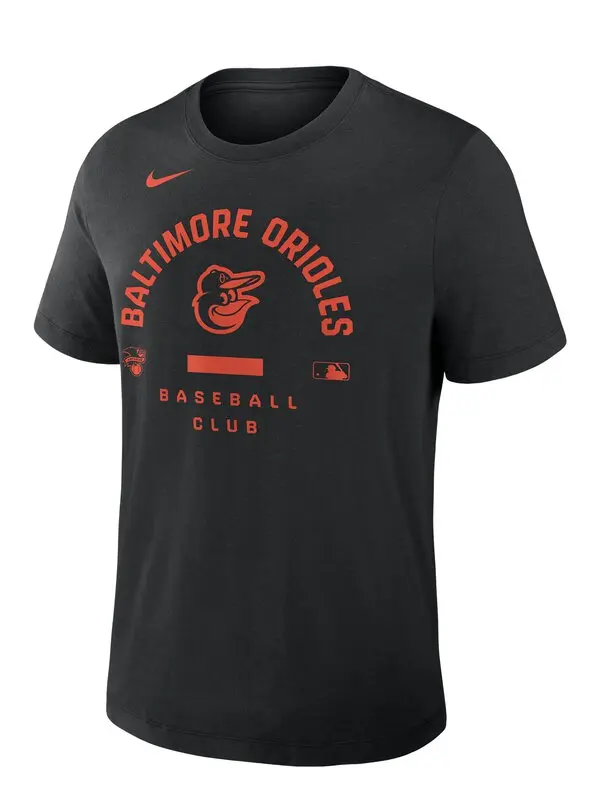 Nike Baltimore Orioles Authentic Collection Early Work Dri-fit Mlb T-shirt - Black