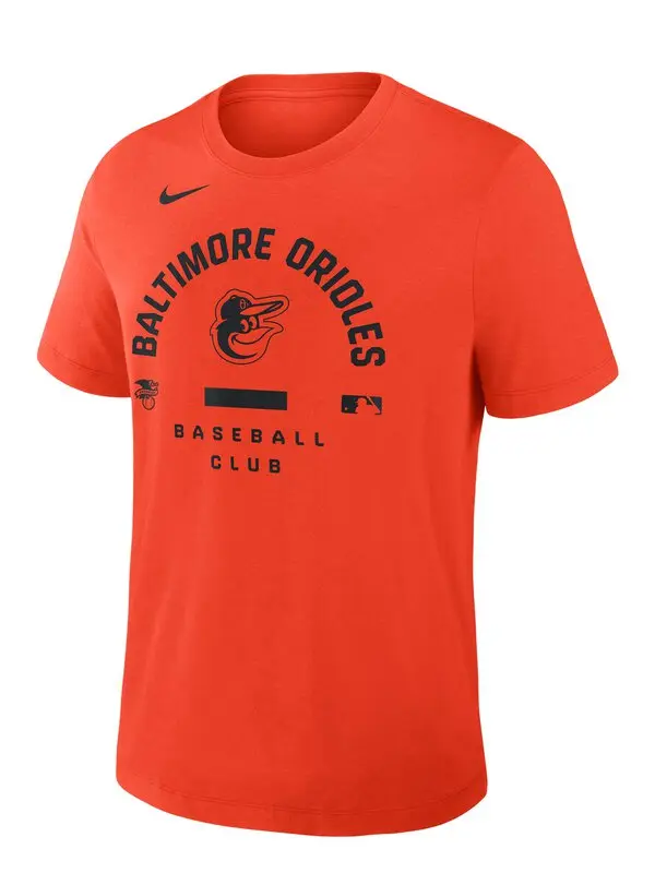 Nike Baltimore Orioles Authentic Collection Early Work Dri-fit Mlb T-shirt - Orange