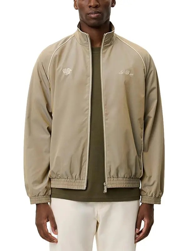 LES DEUX Jack Track Jacket - Laurel Oak Sand