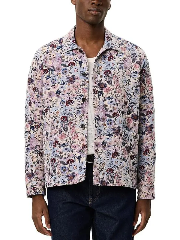 LES DEUX Hugh Floral Jacket - Ivory