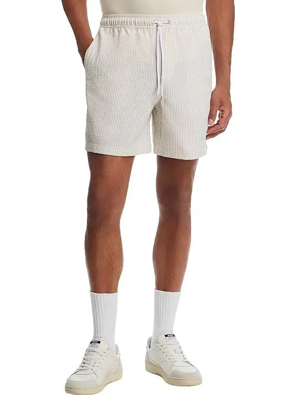 Rails La Brea Drawstring Shorts - Khaki White