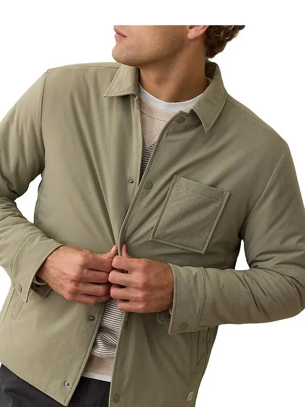 Marine Layer Traveler Insulated Jacket - Vetiver