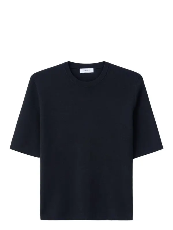 CASASOLA Short-sleeve Top - Black