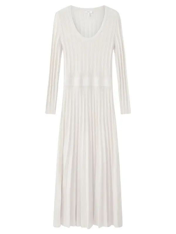 CASASOLA Mariacarla Pointelle Dress - Ivory