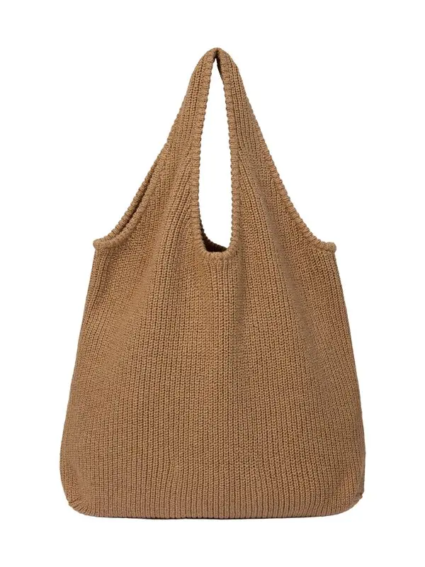 CASASOLA Costanza Knit Bag - Camel