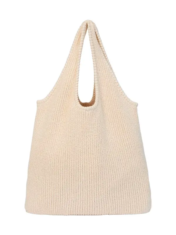 CASASOLA Costanza Knit Bag - Tapioca