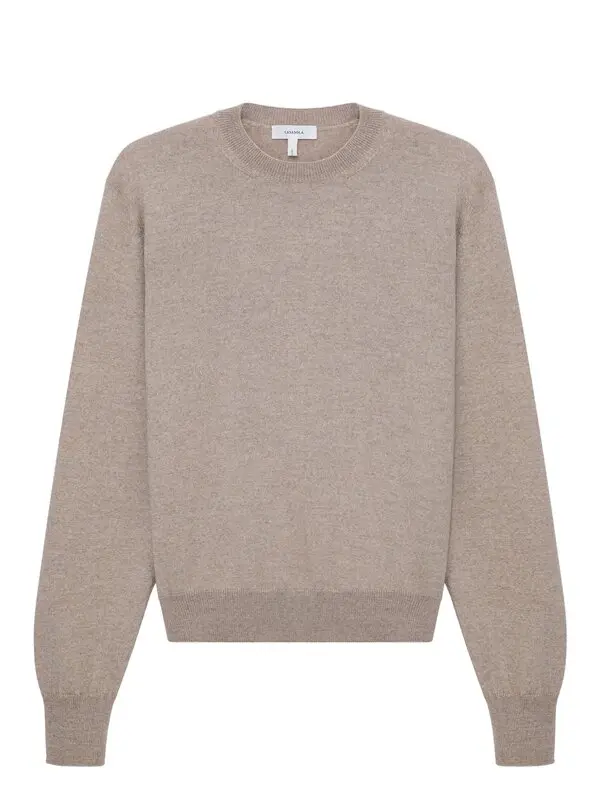 CASASOLA Pio Crew Sweater - Stone