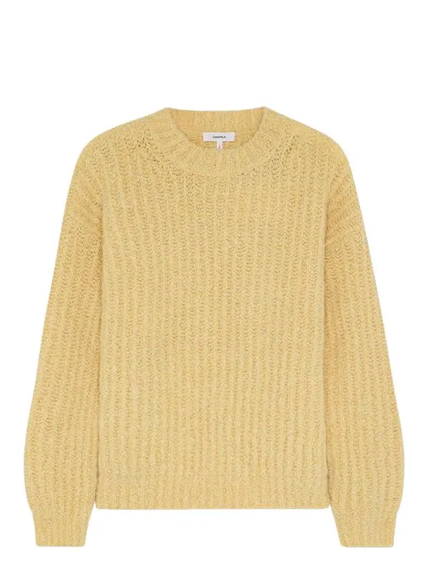 CASASOLA Orso Bouclé Sweater - Yellow