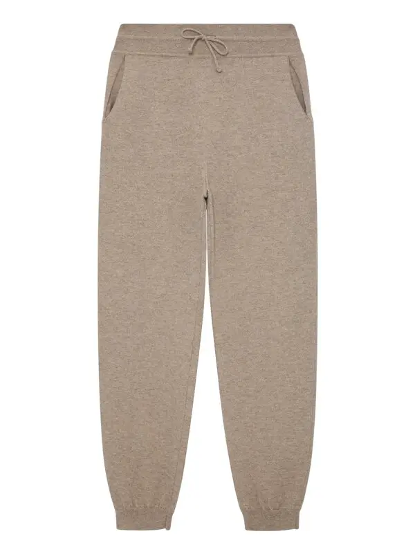 CASASOLA Fiore Jogging Trousers - Stone