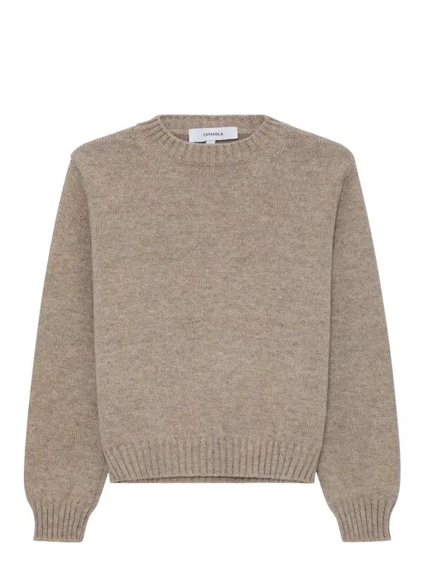 CASASOLA Pipo Crewneck - Stone