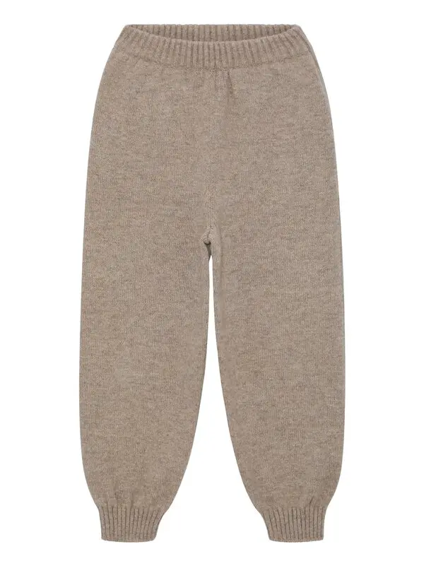 CASASOLA Cashmere Jogger Trousers - Stone