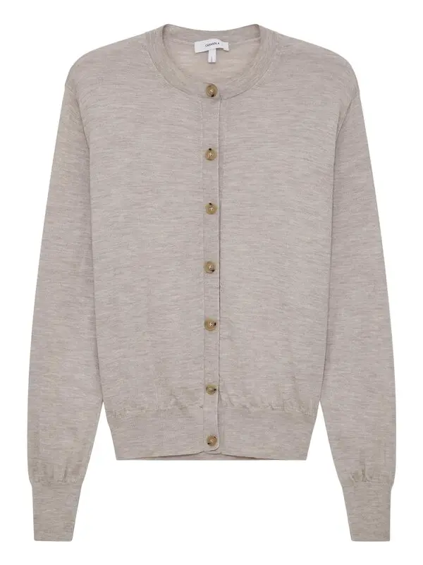 CASASOLA Madolina Cardigan - Sand