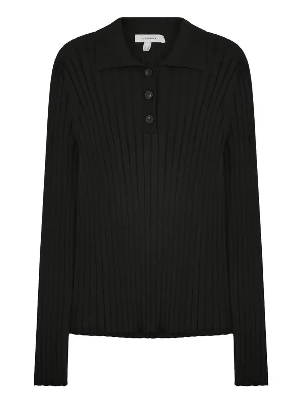 CASASOLA Iliana Polo - Black