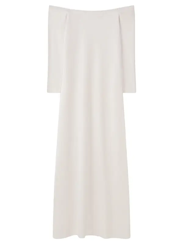CASASOLA Caterina Compact Dress - Ivory