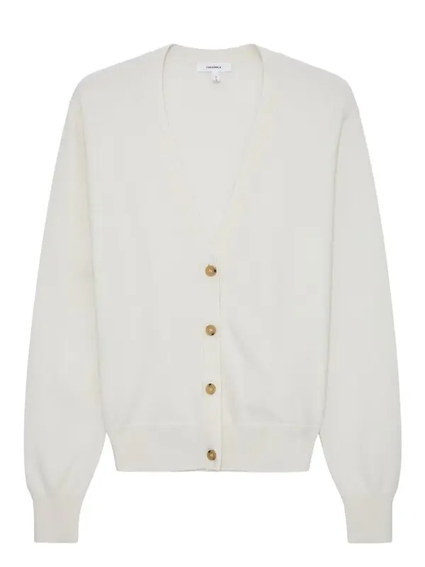 CASASOLA Omera Cashmere Cardigan - Tapioca