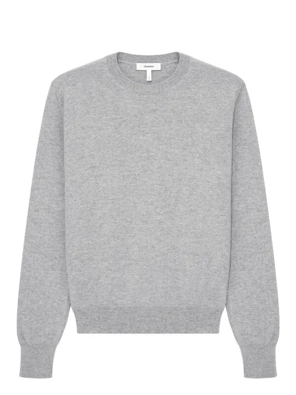CASASOLA Corsa Crewneck Sweater - Grey