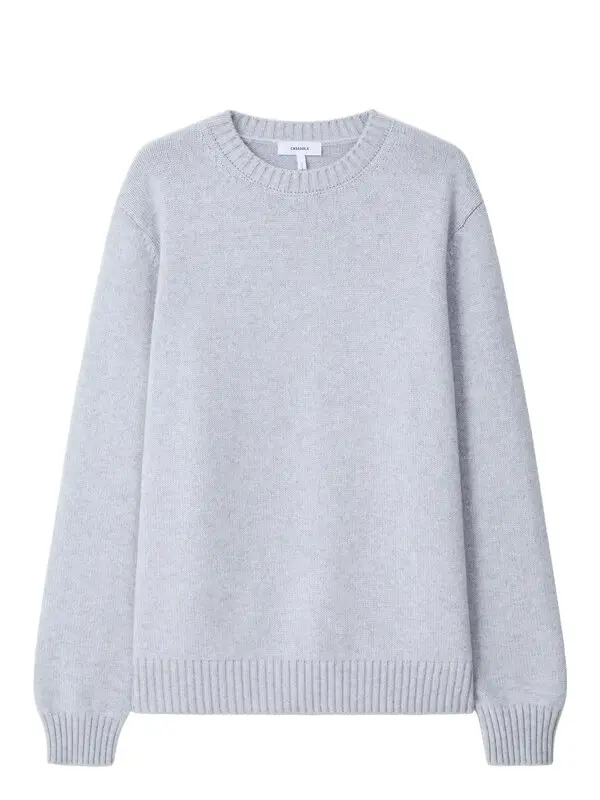 CASASOLA Pina Four-ply Crewneck Sweater - Grey