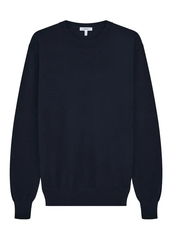 CASASOLA Corso Crew Sweater - Navy