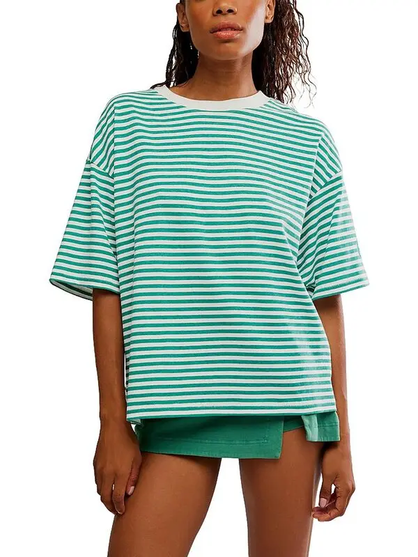 Free People Stripe Tackle Tee - Court Stripe