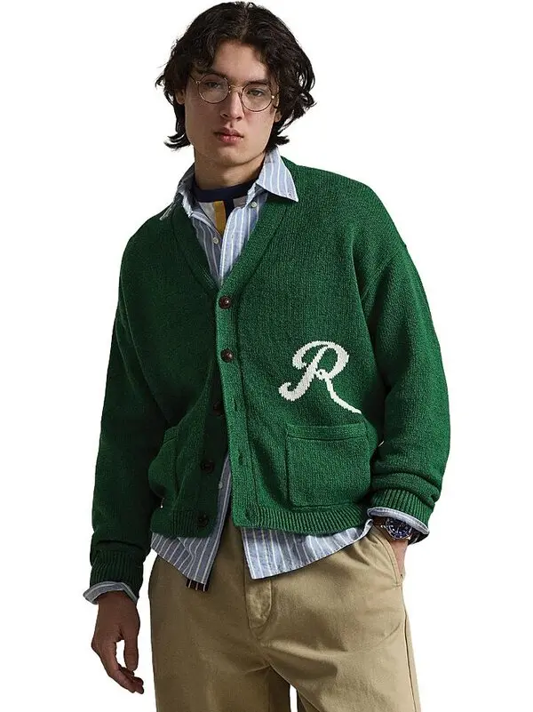 Polo Ralph Lauren Ralph Logo Cardigan - Green