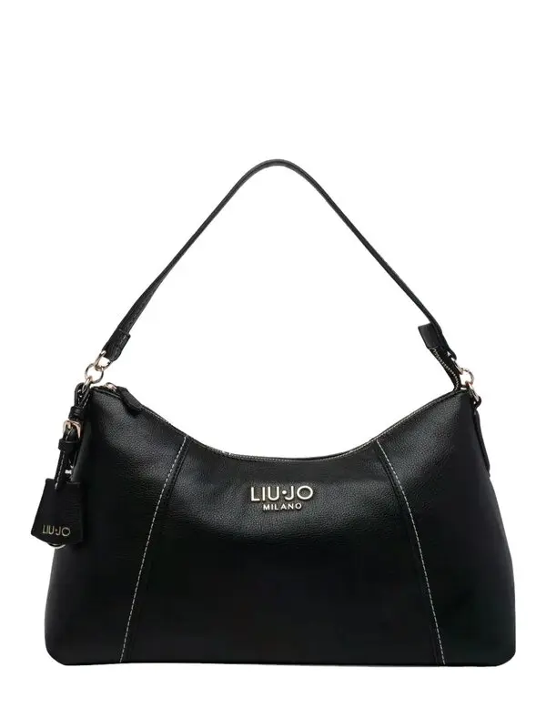 Liu Jo Logo Plaque Shoulder Bag - Black