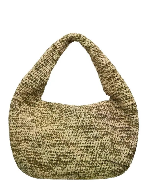 0711 TBILISI Ibiza Woven Shoulder Bag - Neutrals