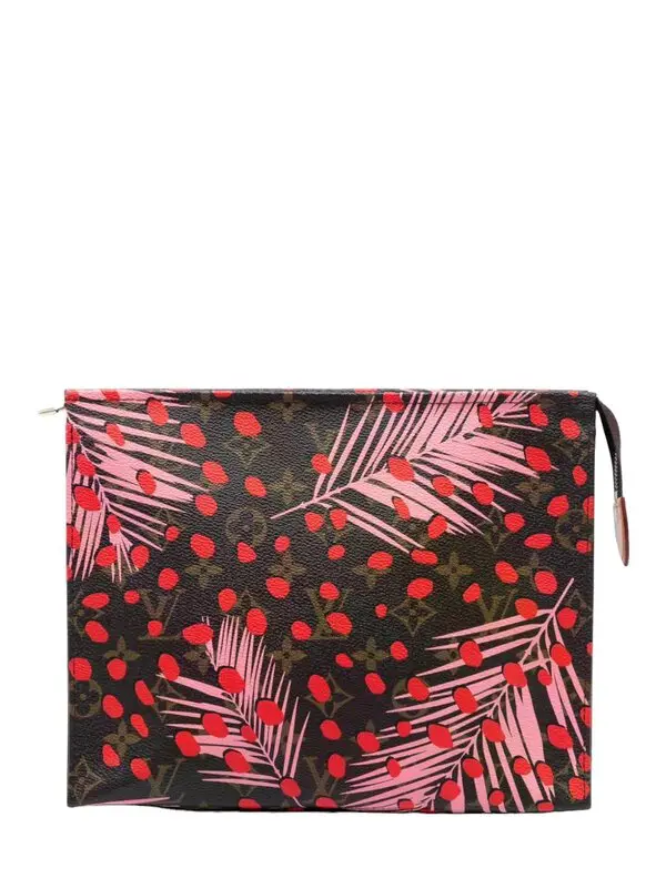 LOUIS VUITTON 2016 Monogram Jungle Dots Toiletry Pouch 26 - Brown