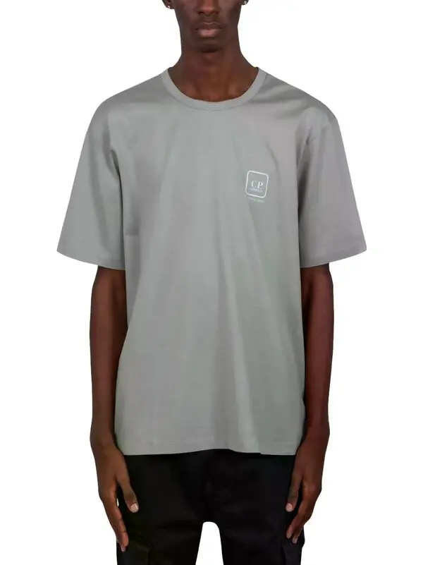 C.P. COMPANY Badge T-shirt - Grey