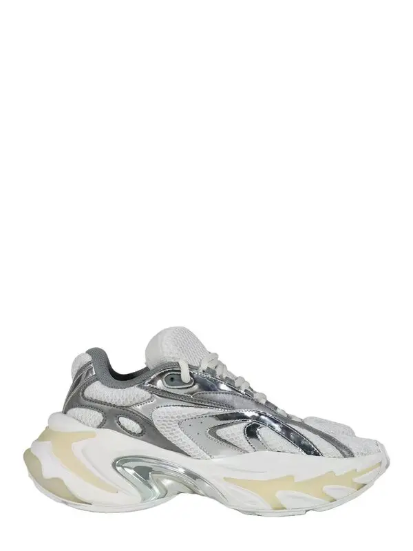 VARIOUS Metallic Trim Sneakers - White