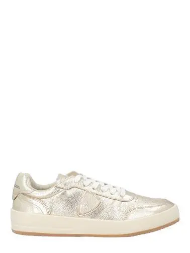 Philippe Model Leather Low-top Sneakers - Platinum