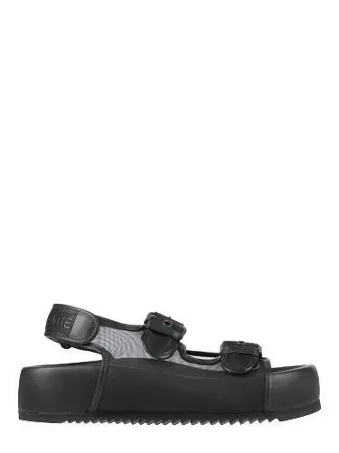 VIC MATIE Flatform Sandals - Black