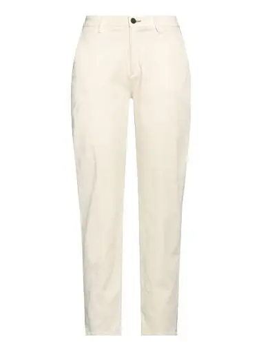 Liviana Conti Straight Leg Twill Pants - White