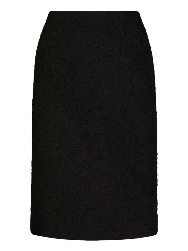 Oscar De La Renta Tweed Mini Skirt - Black