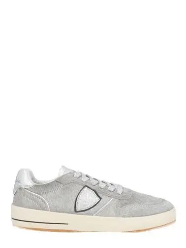Philippe Model Leather Sneakers - Silver