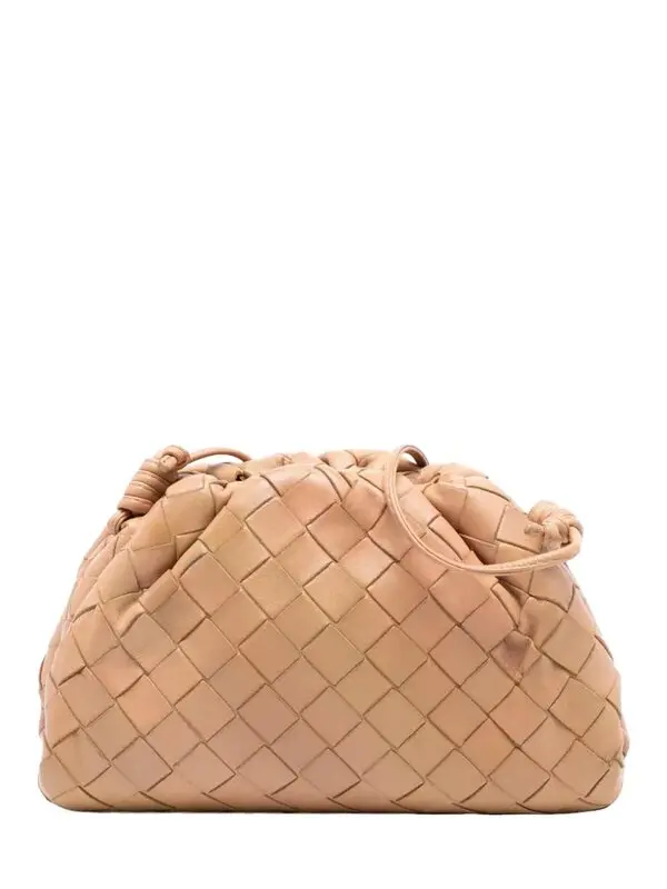 Bottega Veneta Nappa Intrecciato Mini Pouch - Brown