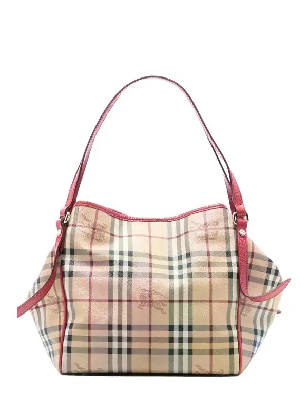 Burberry Haymarket Check Canterbury Tote Bag - Brown