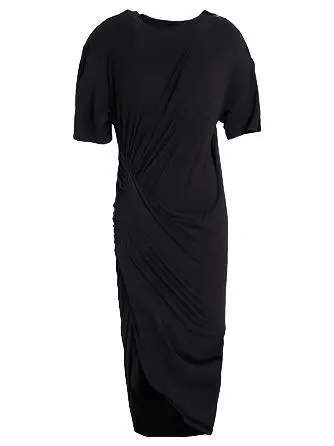 MUGLER Midi Dress In Cotton And Elastane - Black